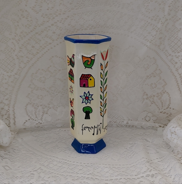 Art | Fernando Llort Jardin Magico El Salvadore Ceramic Vase | Poshmark
